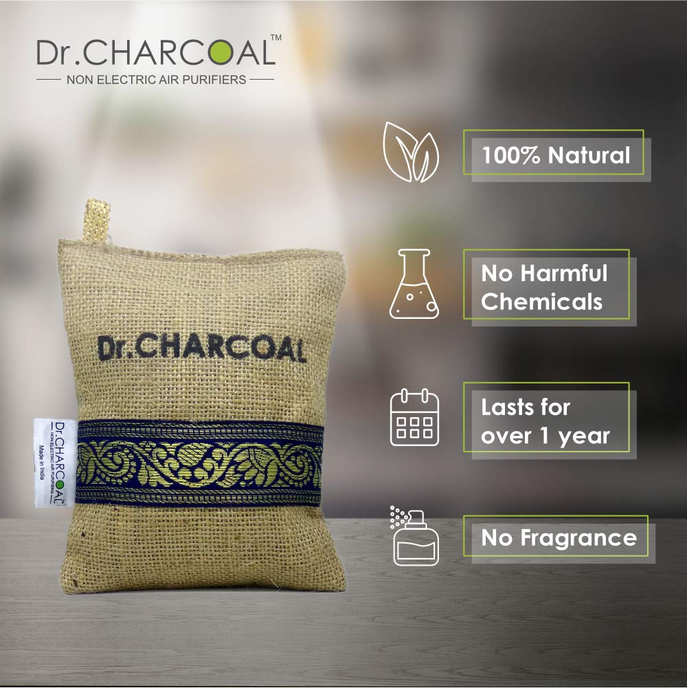 Car Air Purifier Removes Bad smell Pollutants Classic Khaki Dr. CHARCOAL